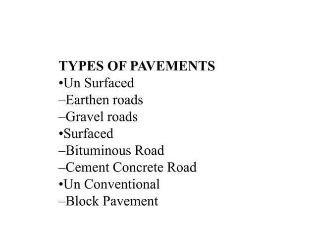 Road construction pavements flexible rigid | PPT