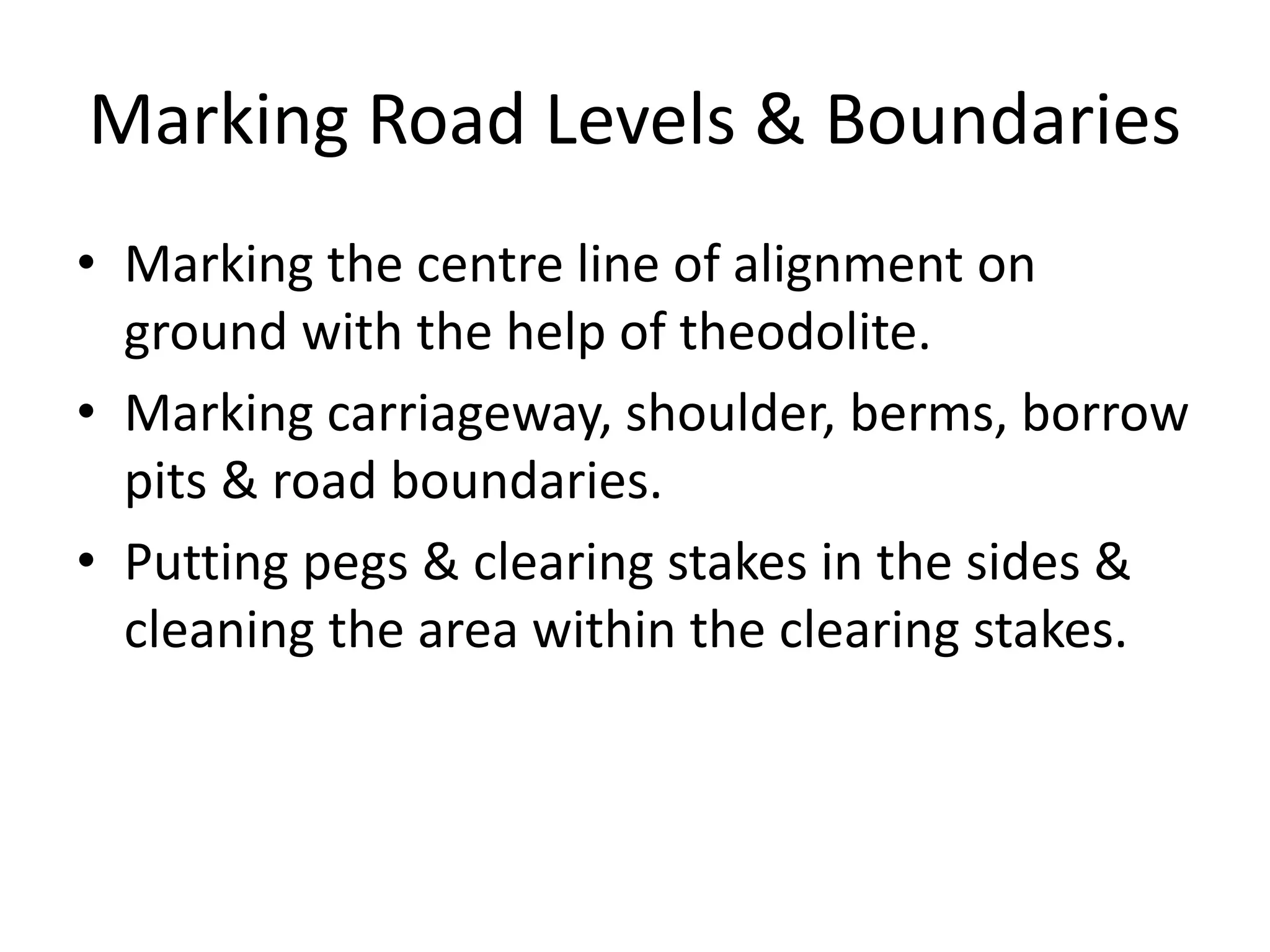 CONSTRUCTION OF ROADS | PPTX