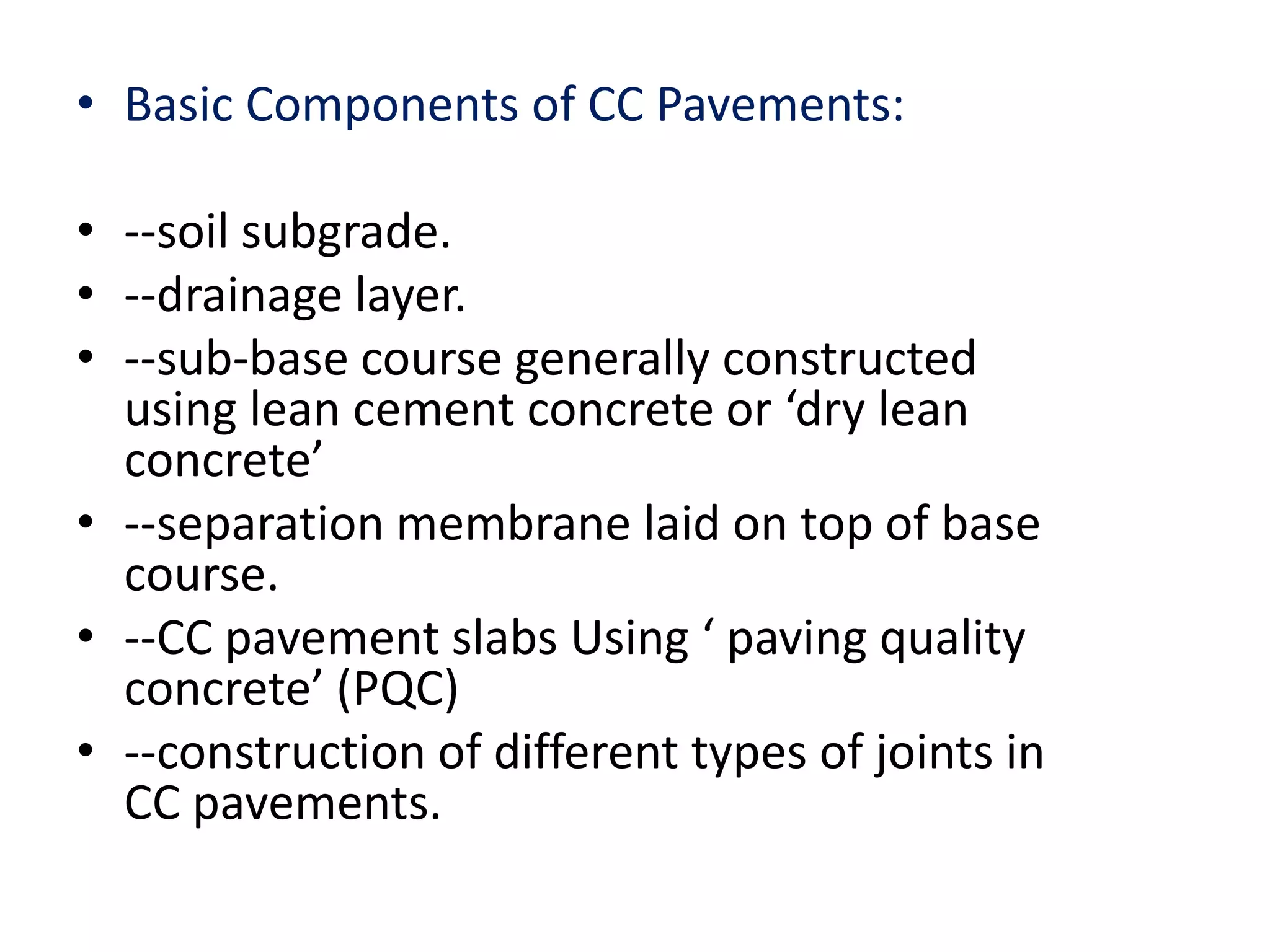 CONSTRUCTION OF ROADS | PPTX