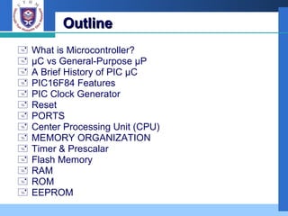 Chp4 introduction to the pic microcontroller copy | PPT | Computer ...