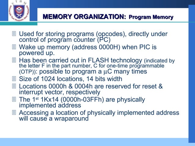 Chp4 Introduction To The Pic Microcontroller Copy Ppt