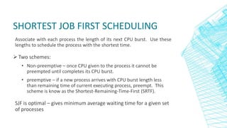 CPU Scheduling | PPTX | Operating Systems | Computer Software and ...