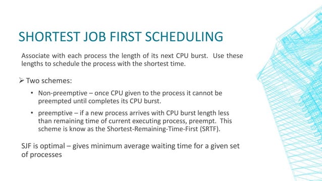 CPU Scheduling | PPTX | Operating Systems | Computer Software and Applications
