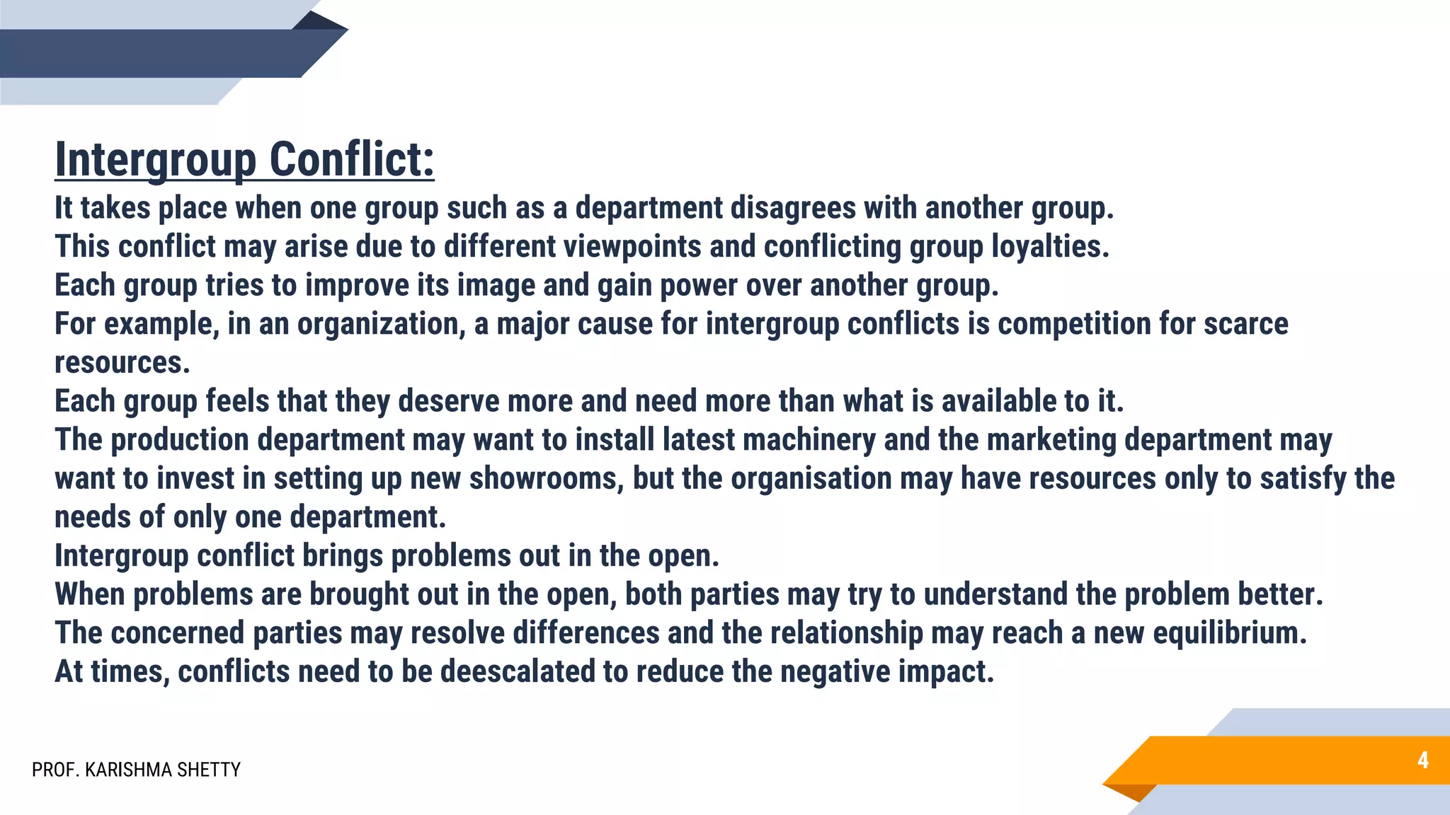 Managing Stress And Conflict In Contemporary Society- Foundation Course Semester 2- Prof ...