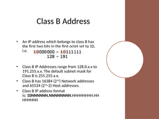 Internet Protocol Address or IP Address complete guide | PPT