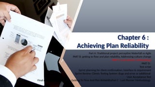 Chp 6 C Achieving Plan Reliability Chapter 6 | PPT
