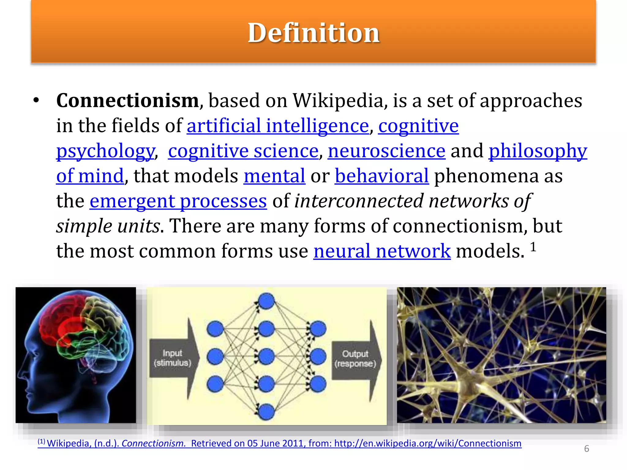 Chapter 6 : Connectionist Approaches | PPTX