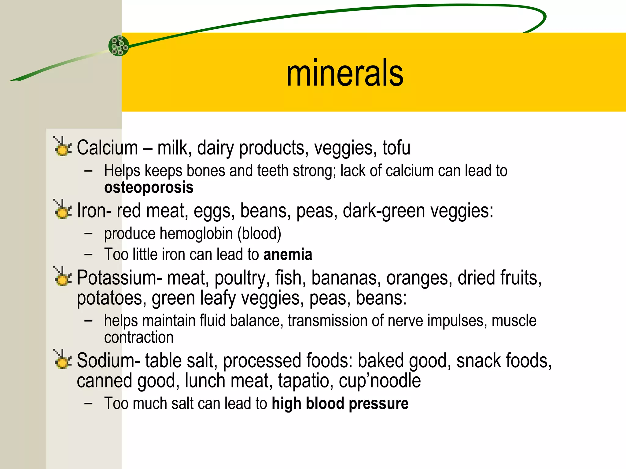 Chp7.2vitamins,minerals,water | PPT