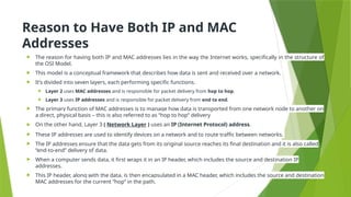 Media Access Control Address or MAC address | PPT