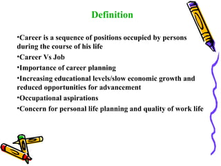 Chp 7 career dev & plg. | PPT | Career Advice | Careers