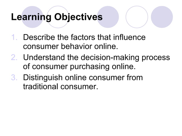 Chp 7 online customer behavior | PPT