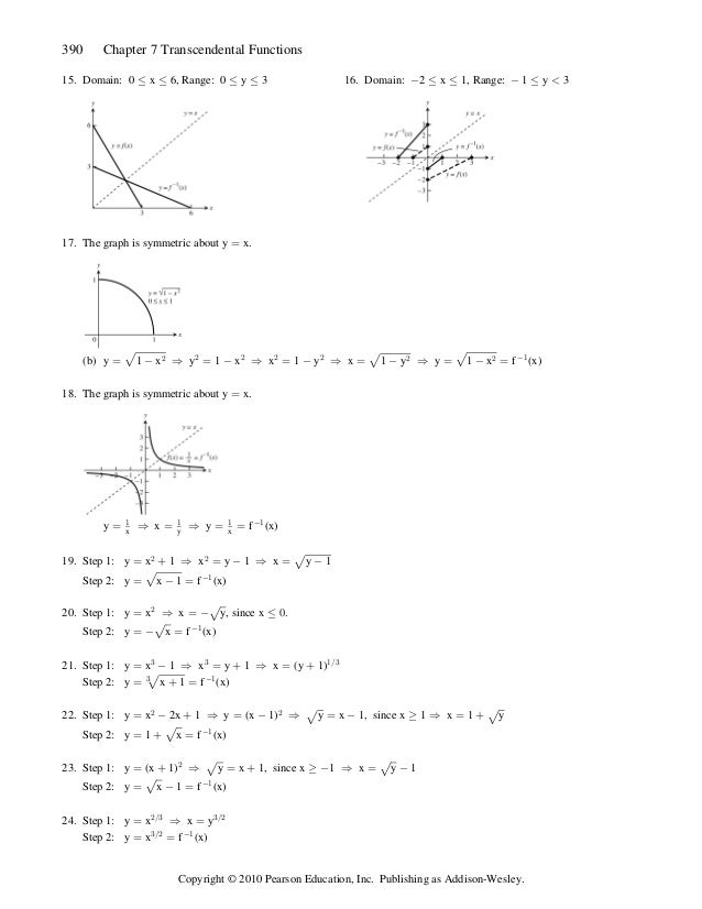 Chp7 transcendental functions