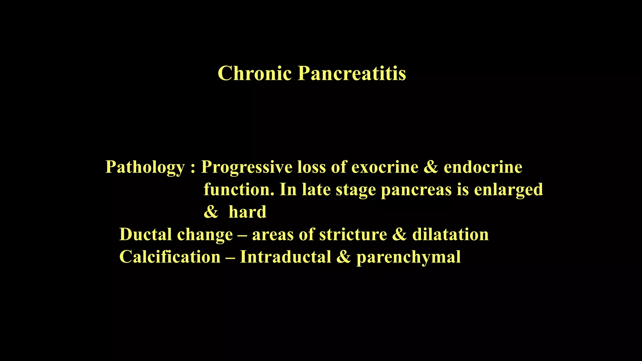 Chronic pancreatitis surgery class | PPTX