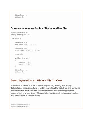 Chpater29 operation-on-file | PDF