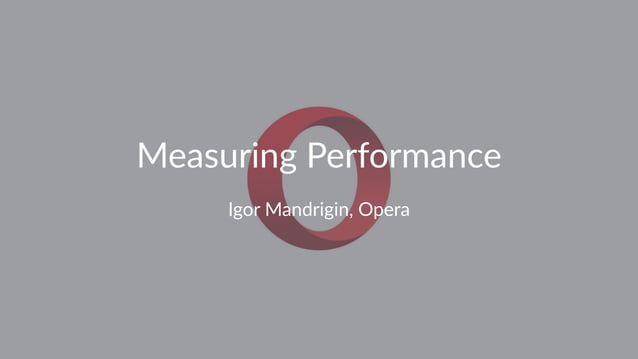 Measuring Performance / iOS Apps | PPT