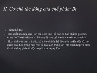 Chế phẩm bt | PPTX