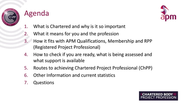 Pathways to become a Chartered Project Professional | PPT | Resume ...