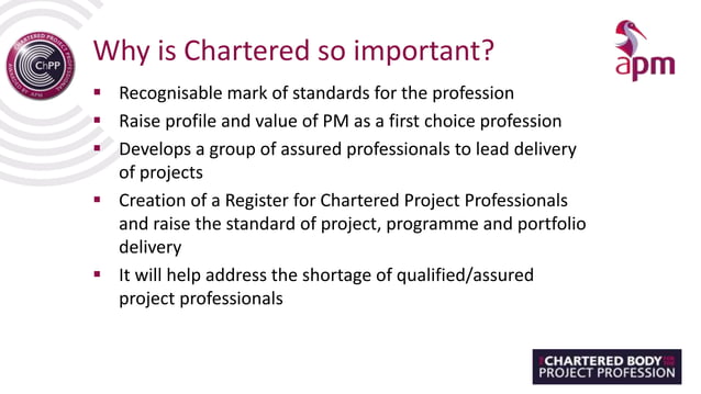 Pathways to become a Chartered Project Professional | PPT | Resume ...