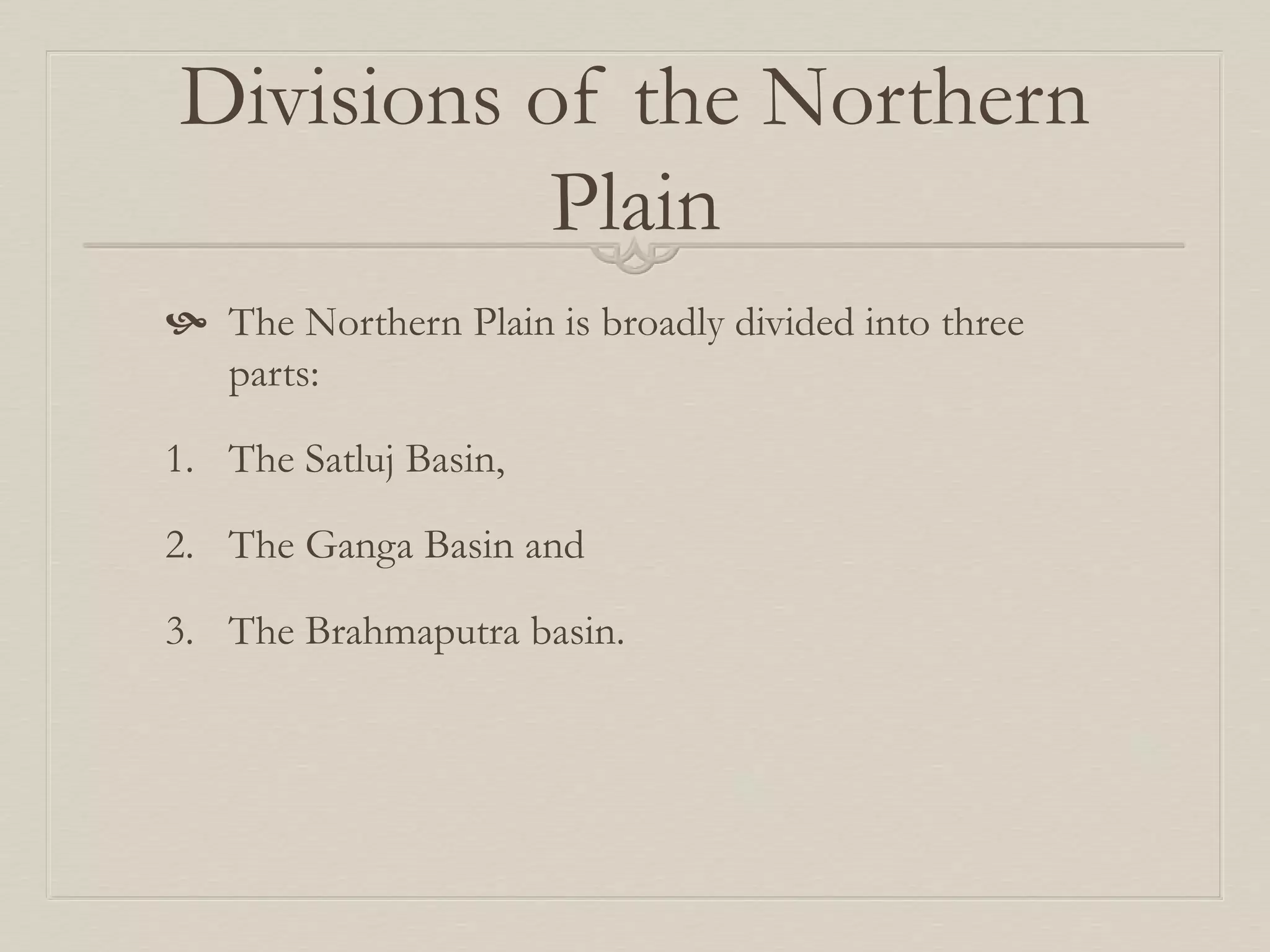 Fertiles Plains of Northern India- Social Studies | PPTX
