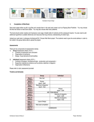 C&h project 2 web book | PDF