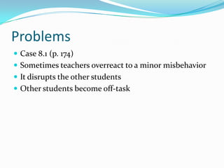 Verbal Interventions and Use of Logical Consequences | PPTX