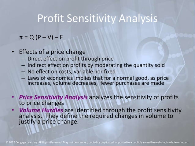 Chpt 02 profit's sensitivity to price | PPTX | Business Accounting & Finance | Business