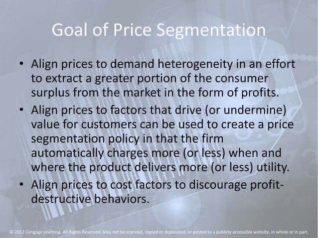 Chpt 06 price segmentation | PPTX