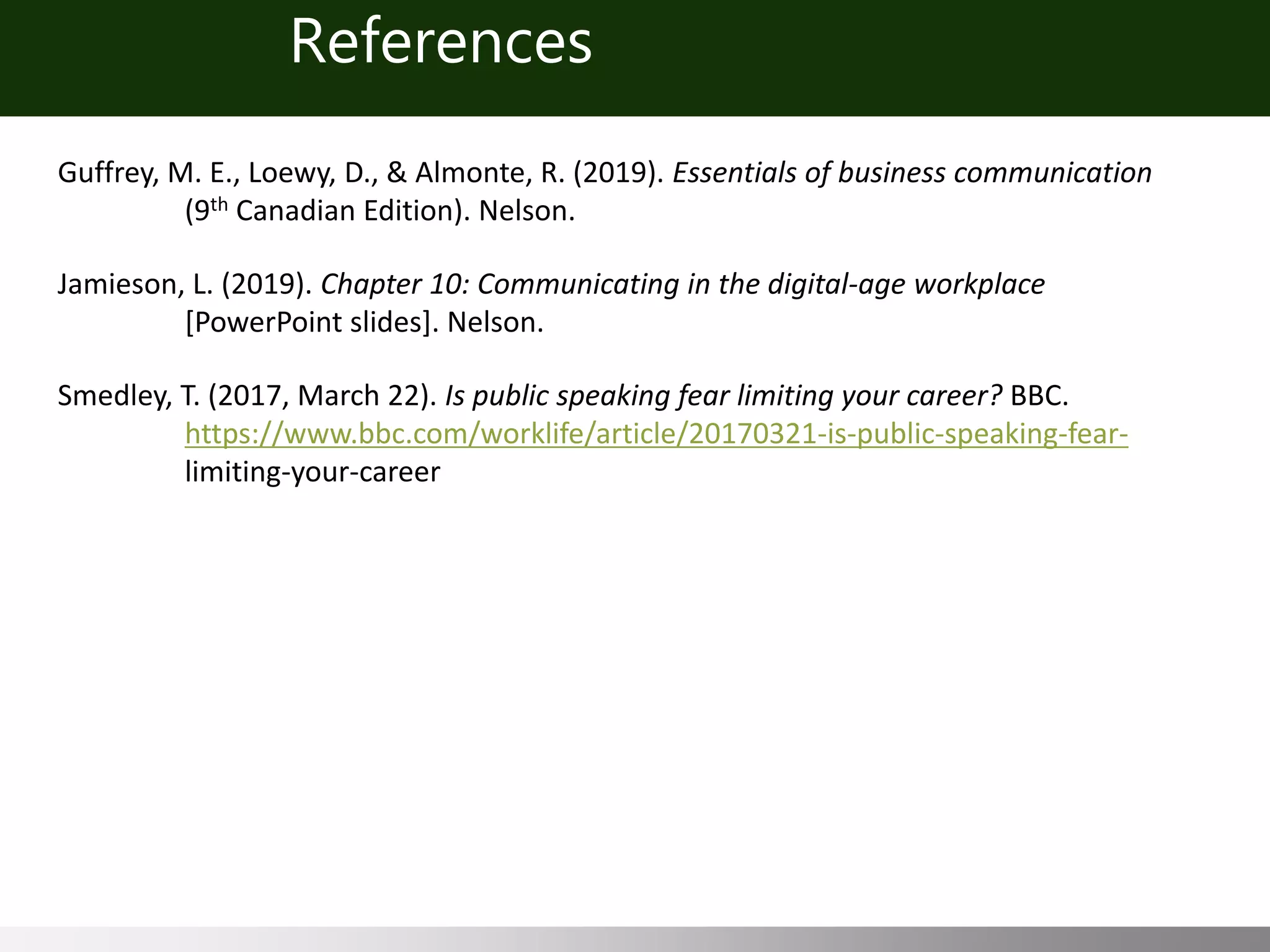 COMM 100 Chpt 11 Preparing and Organizing Presentations | PPT