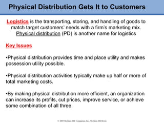 Distribution Customer Service and Logistics | PDF