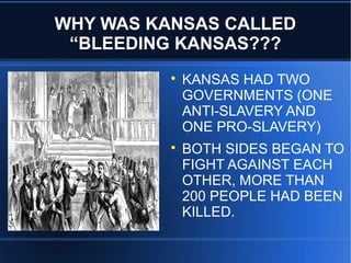 SLAVERY DIVIDES THE NATION | PPT