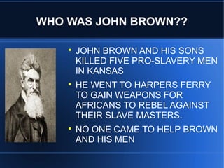 SLAVERY DIVIDES THE NATION | PPT