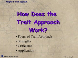 Chpt 2 Trait[1] | PPT
