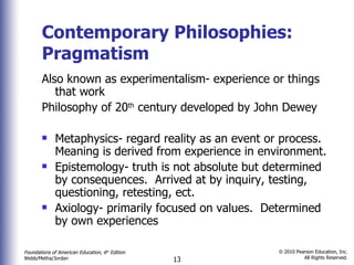 3 - The Major Philosophies | PPT