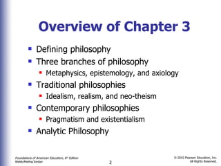 3 - The Major Philosophies | PPT