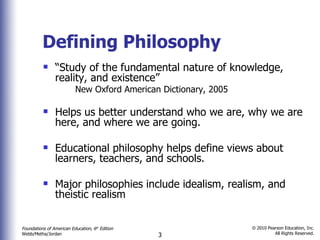 3 - The Major Philosophies | PPT