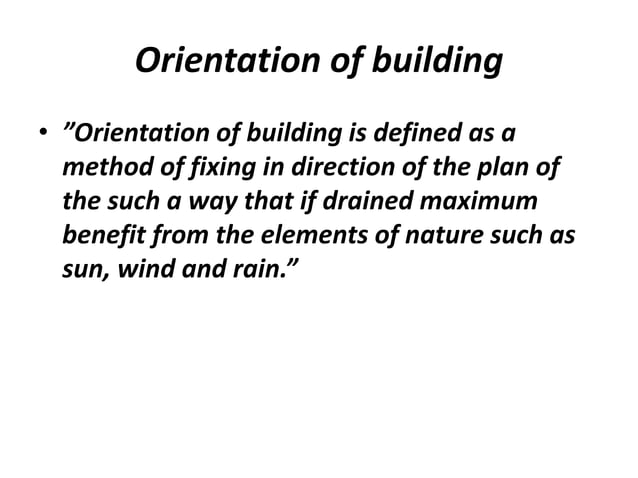 Building Planning Proportion Orientation Site Plan | PPTX | Civil ...
