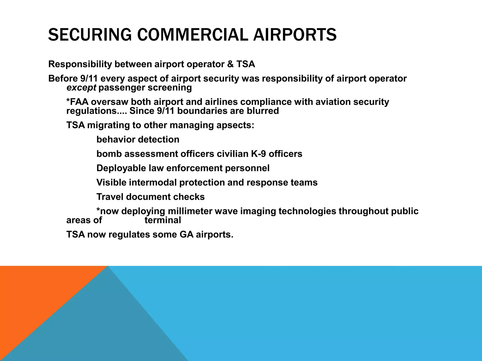 Chpt 5 commercial airport avsec | PPTX