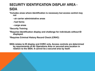 Chpt 5 commercial airport avsec | PPTX