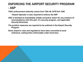 Chpt 5 commercial airport avsec | PPTX