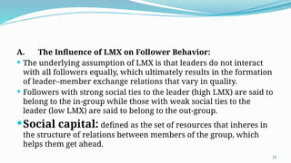 LEADER–FOLLOWER RELATIONSThe four stages of evolution in the dyadic ...
