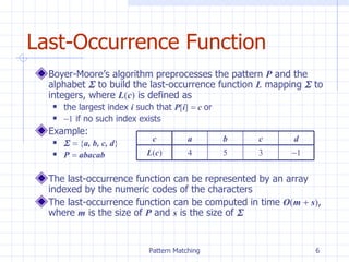 Chpt9 patternmatching | PPT