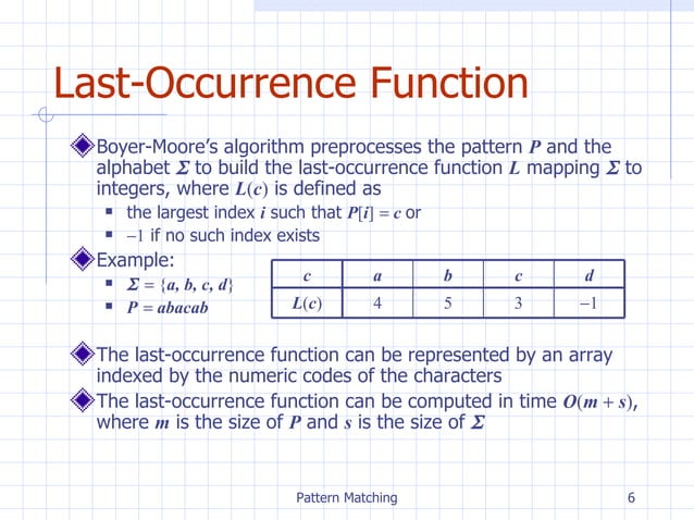 Chpt9 patternmatching | PPT