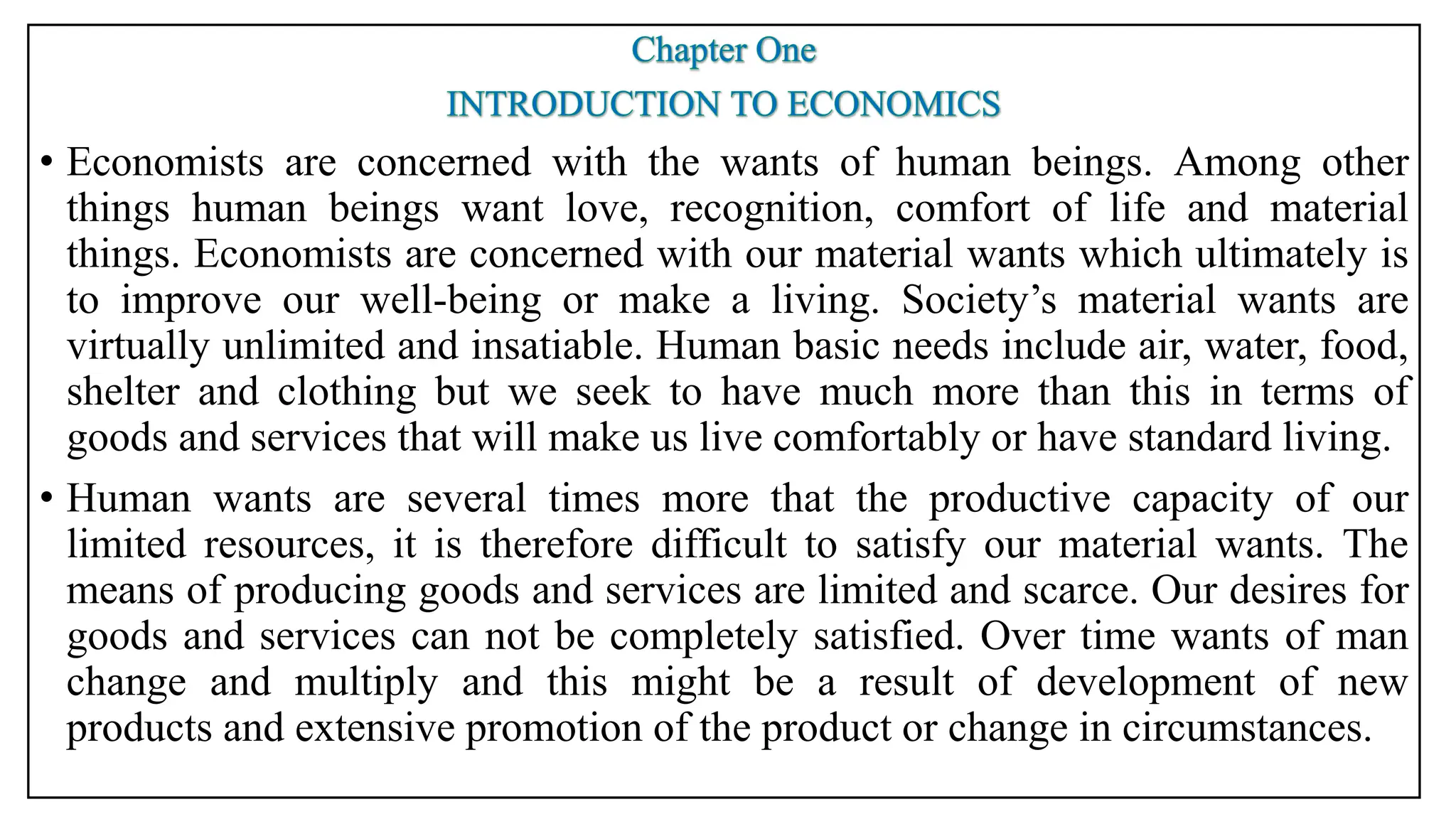 Chapter 1 Introduction to Economics.pptx