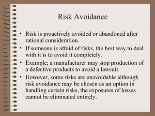 risk management | PPT | Business Accounting & Finance | Business