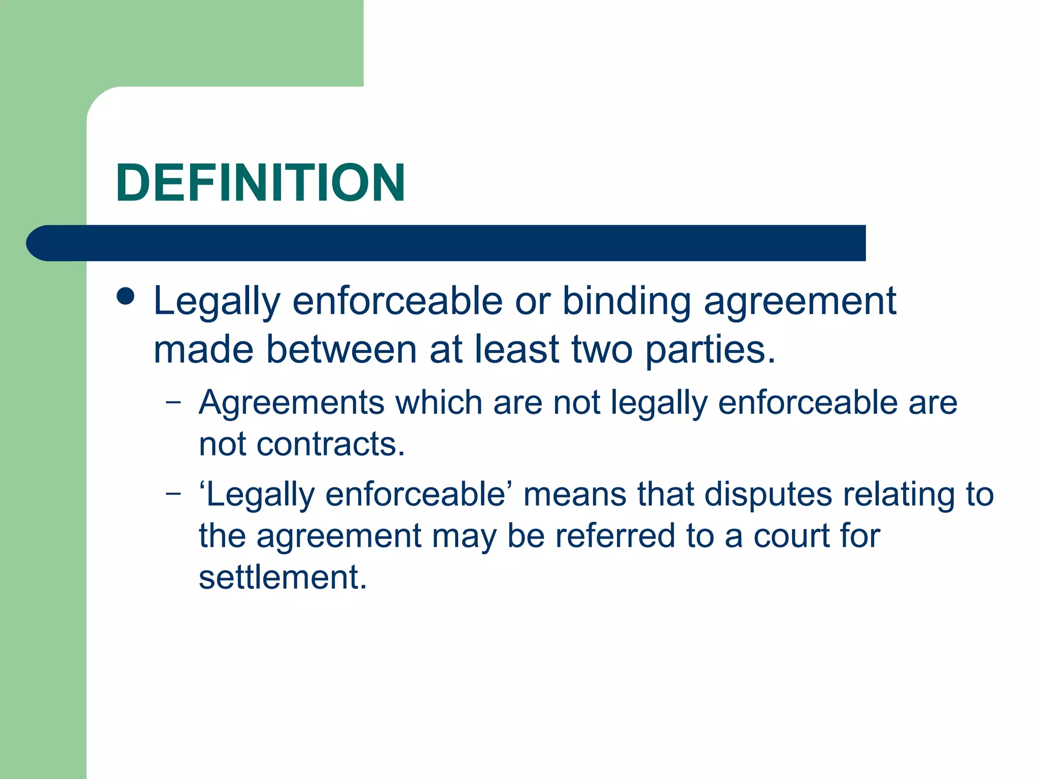 law of contract | PPT