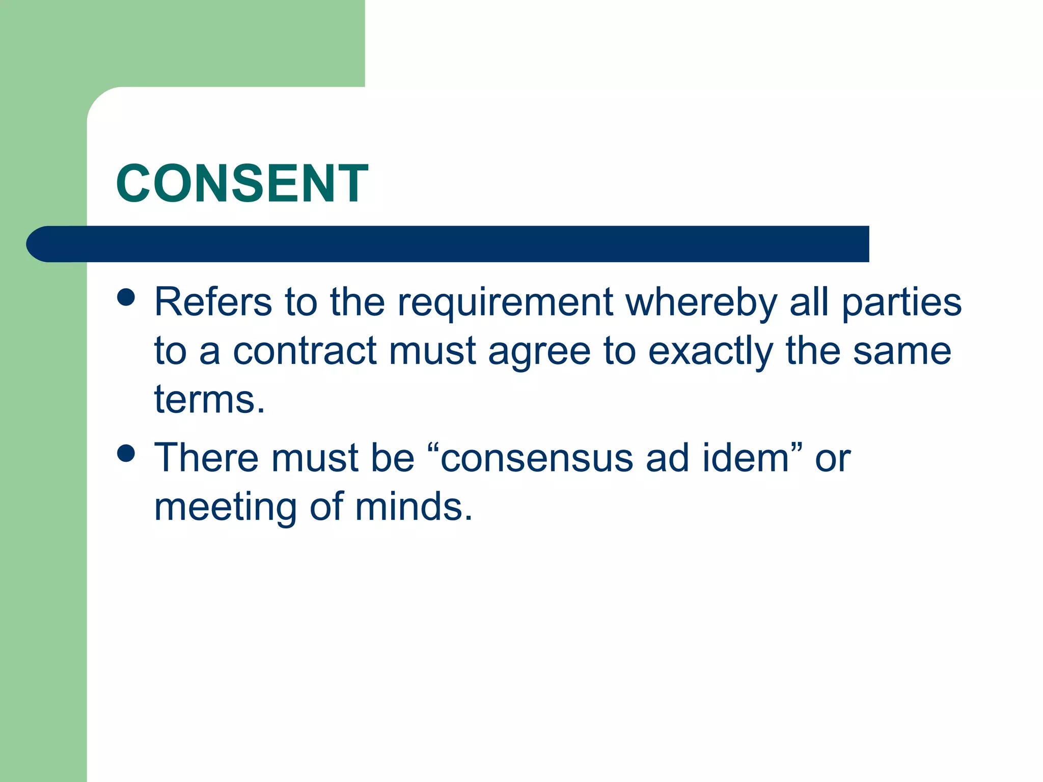 law of contract | PPT