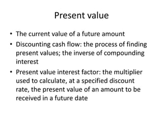 Chptr 4.time value of money | PPT