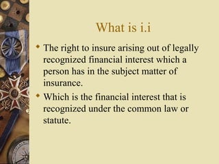 principles of insurance | PPT