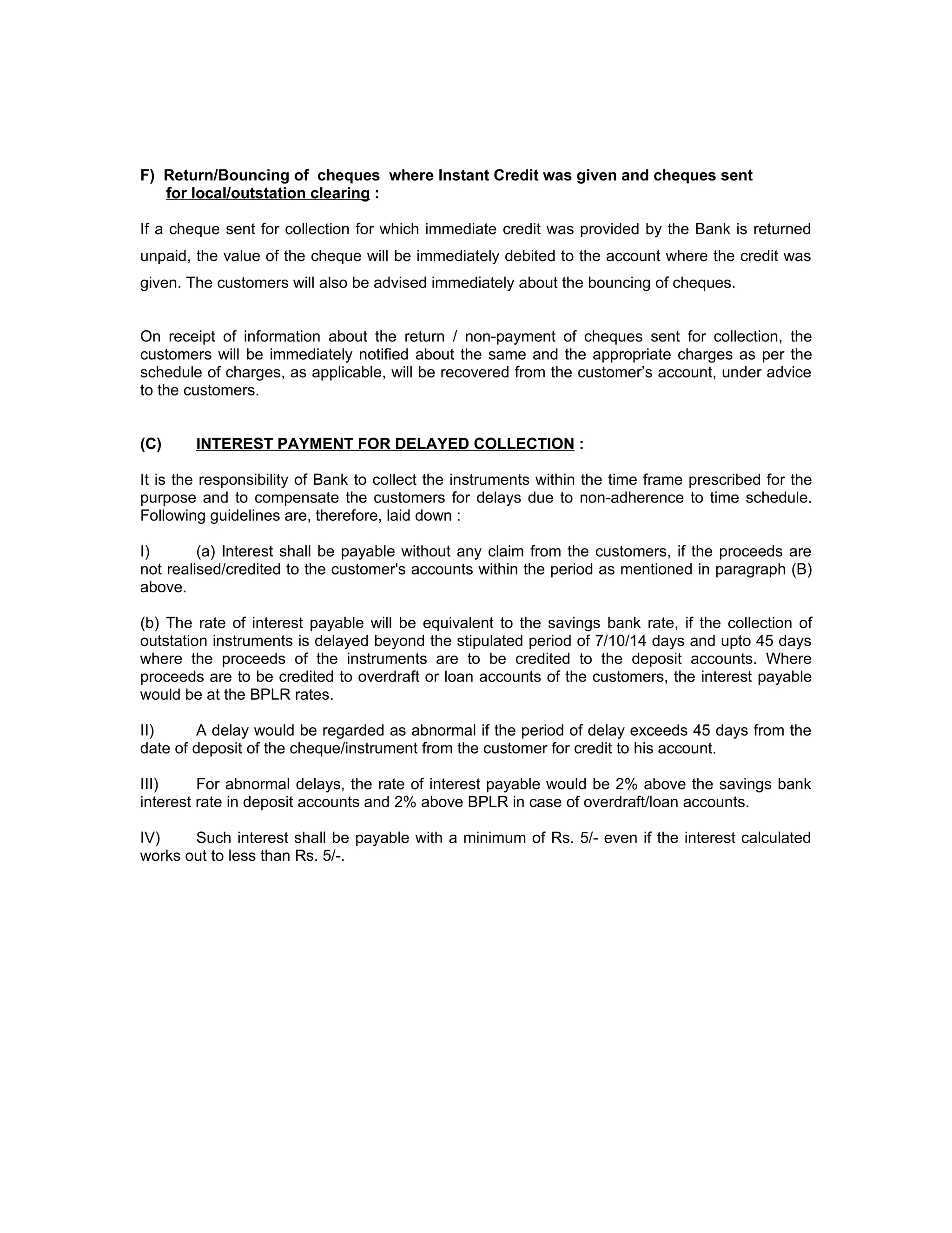 Chqclgpolicy memotomsd | PDF