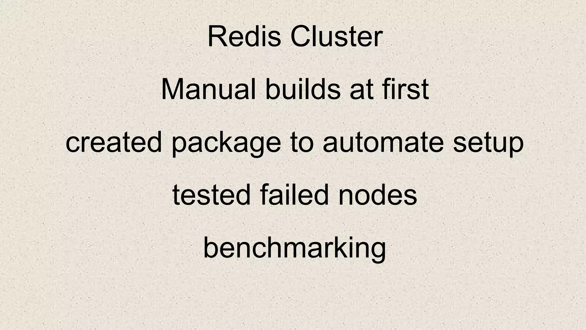 RedisConf17 - Redis Cluster at flickr and tripod | PPT
